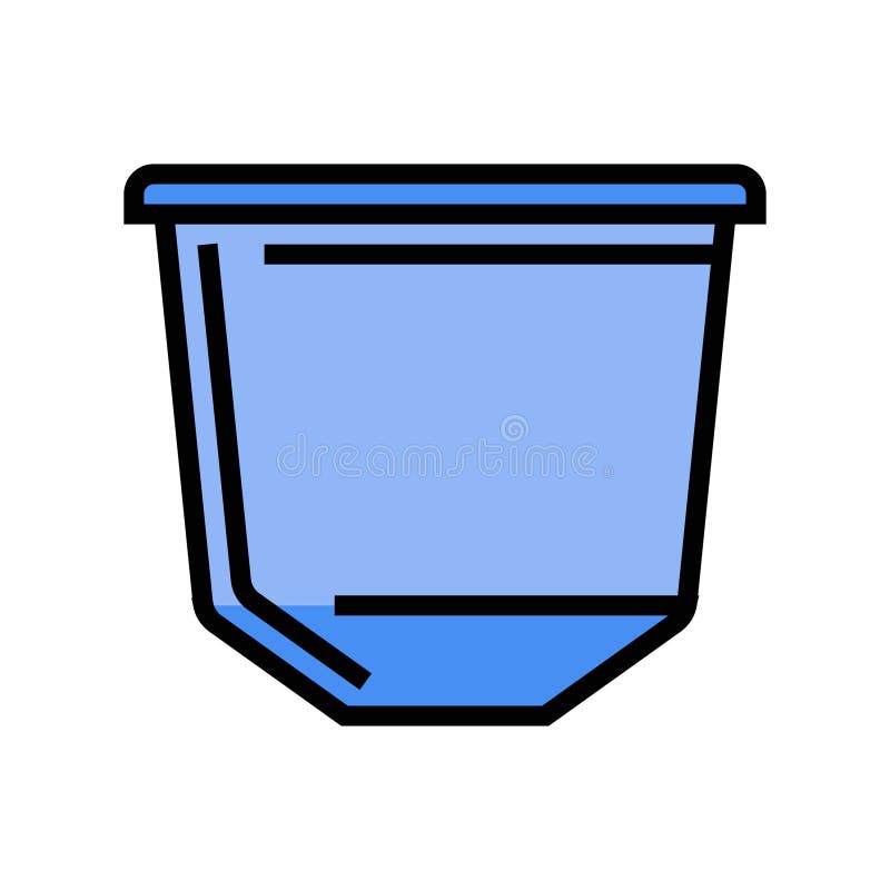 Coffee Pod Plastic Package Color Icon Vector Illustration Stock ...