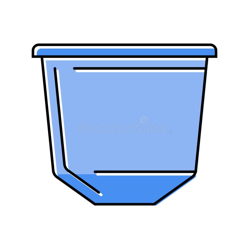 Coffee Pod Plastic Package Color Icon Vector Illustration Stock Vector ...