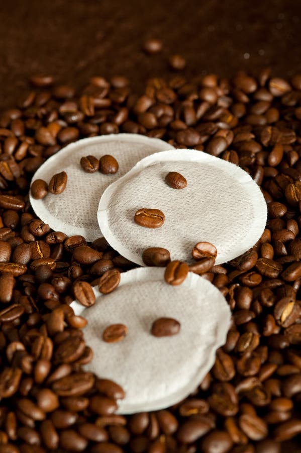 Coffee pods stock image. Image of roasted, crema, bean - 13791363