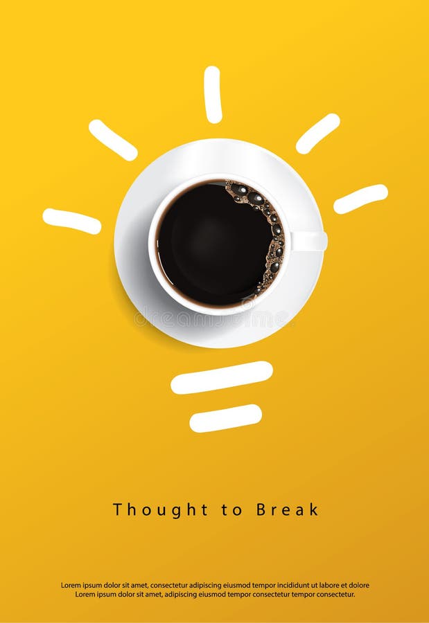 Coffee Poster Advertisement Flayers Vector Illustration Vector Stock ...