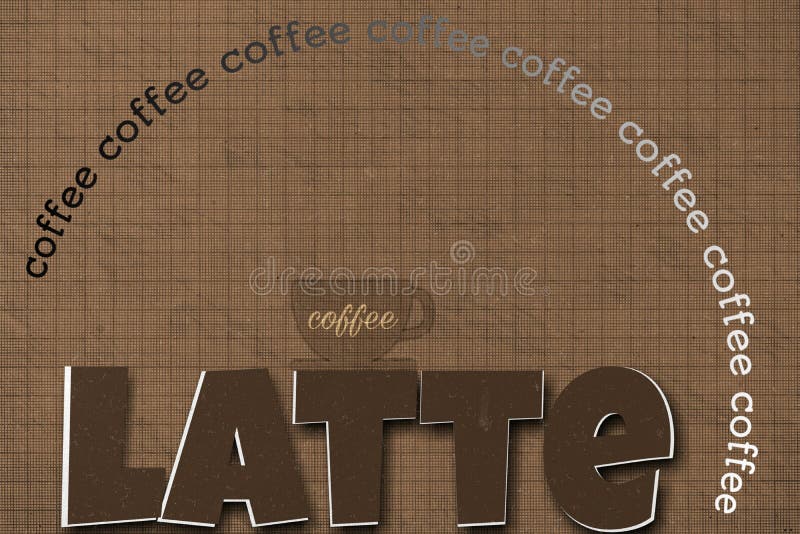 Coffee poster stock illustration. Illustration of cafeteria - 106178048