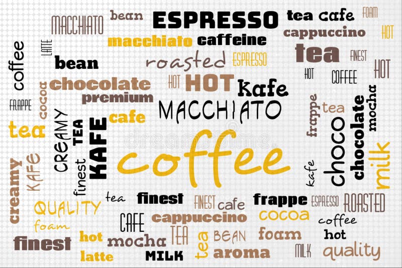 Coffee cup poster stock illustration. Illustration of brochure - 105806931