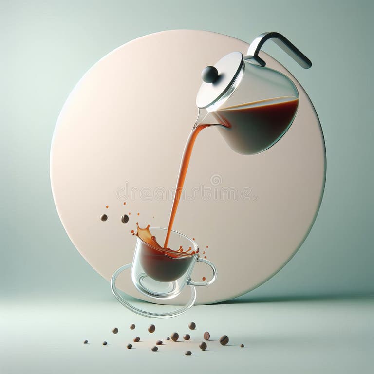 Tilted Coffee Cup Stock Illustrations – 221 Tilted Coffee Cup Stock ...