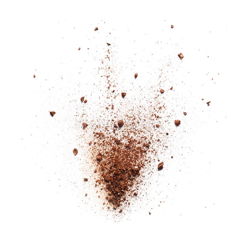 Coffee Powder Burst from Coffee Bean Stock Image - Image of dark ...