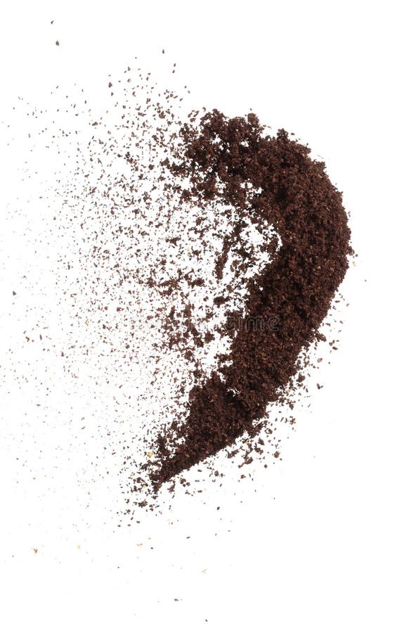 Coffee Powder Fly Explosion, Coffee Crushed Float Explode, Abstract ...