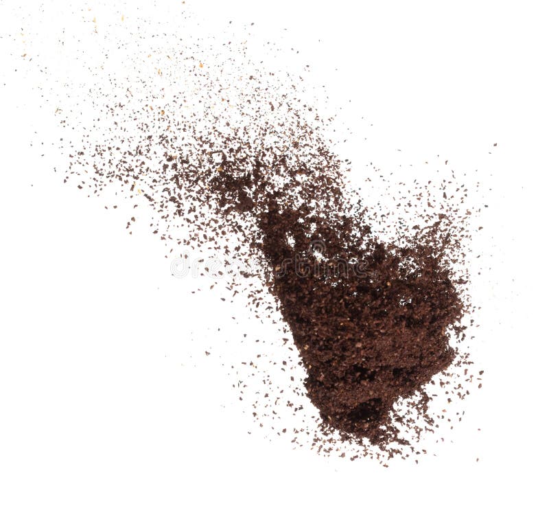 Coffee Powder Fly Explosion, Coffee Crushed Float Explode, Abstract ...