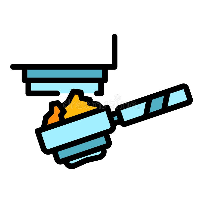 Coffee Powder Icon Color Outline Vector Stock Vector - Illustration of ...