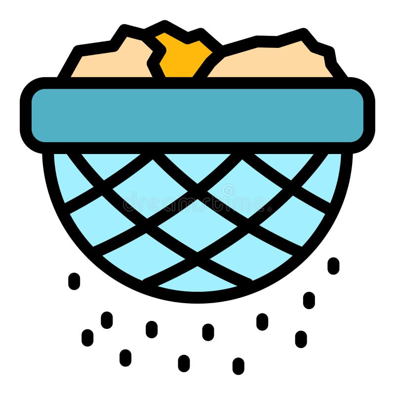 Coffee Powder Icon Color Outline Vector Stock Vector - Illustration of ...