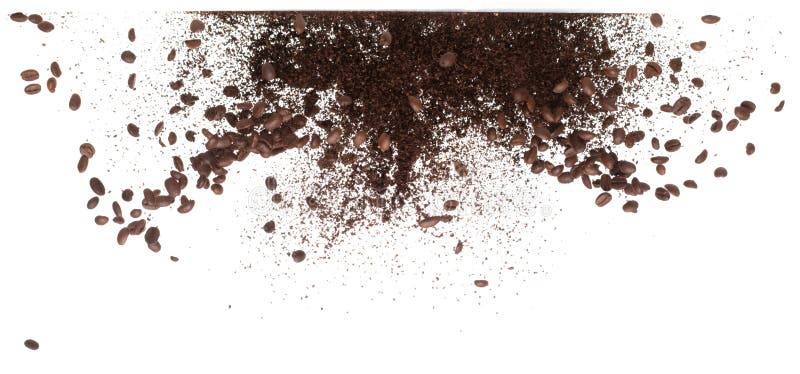 Coffee Powder Mix Bean Fly Explosion, Coffee Crushed Mix Seed Float ...
