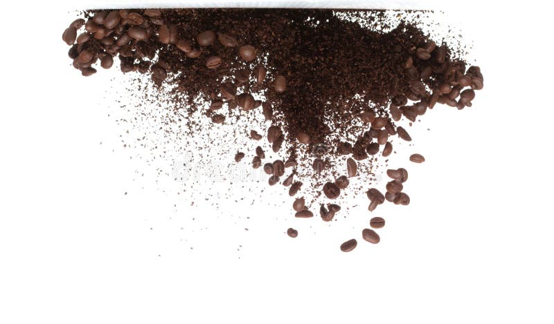 Coffee Powder Mix Bean Fly Explosion, Coffee Crushed Mix Seed Float ...