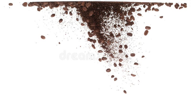 Coffee Powder Mix Bean Fly Explosion, Coffee Crushed Mix Seed Float ...