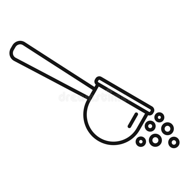 Coffee Powder Scoop Pouring Ground Coffee into Filter Stock ...