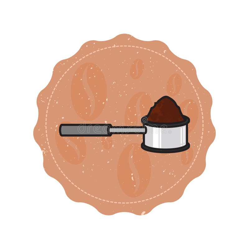 Coffee Powder. Vector Illustration Decorative Design Stock Vector ...