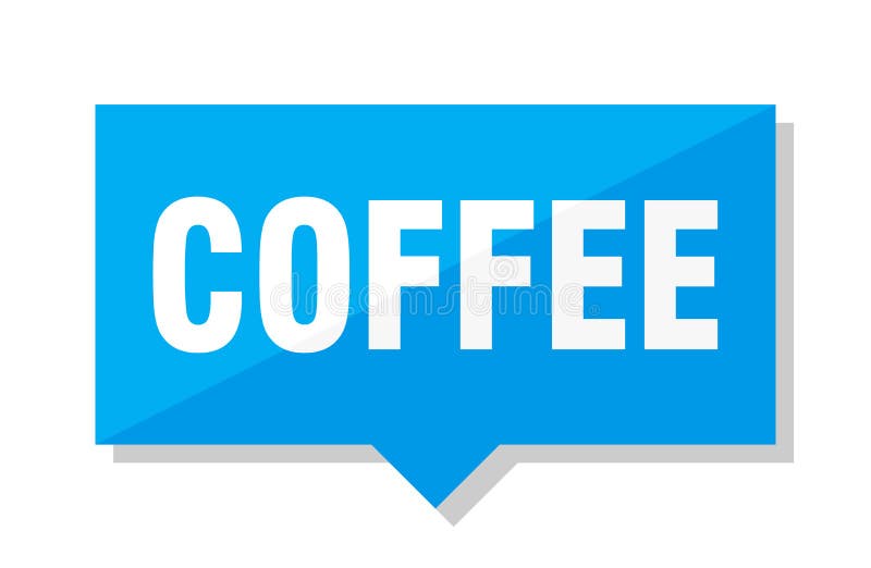 Coffee price tag stock vector. Illustration of sign - 118935224