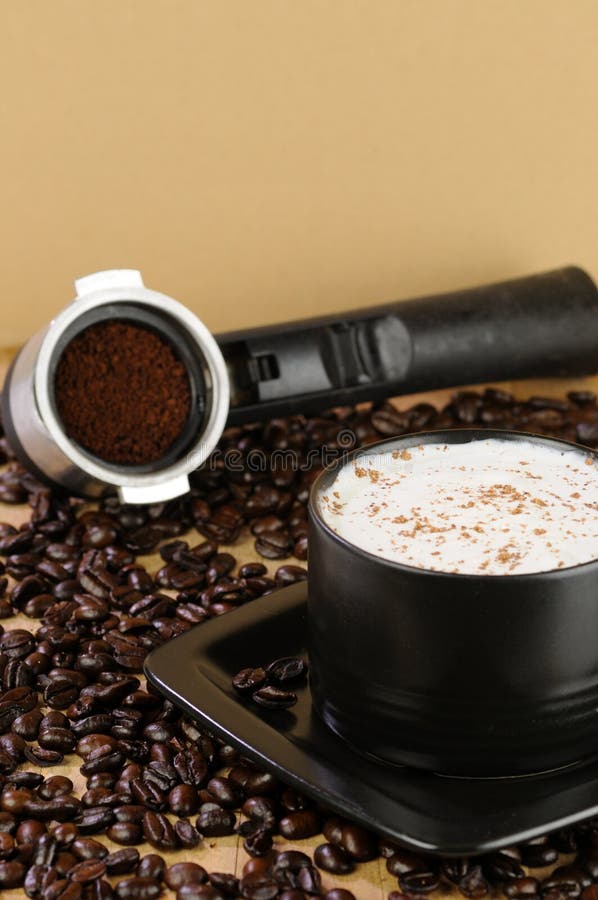 The Coffee Process stock image. Image of aroma, black - 19660281