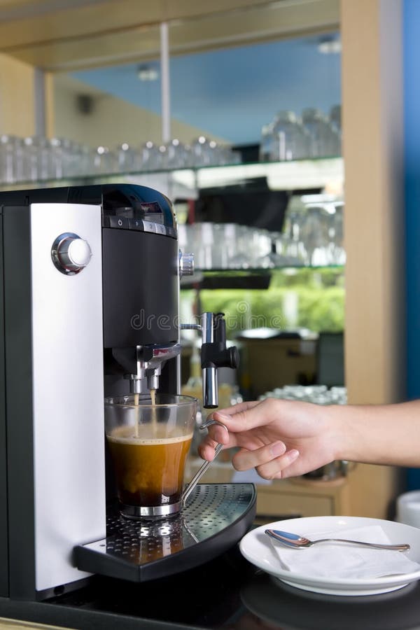 Coffee is almost ready stock image. Image of ready, processor - 6369611