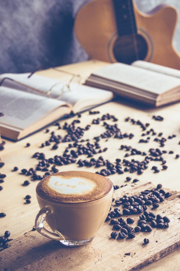 Coffee guitar stock photo. Image of guitar, sitting, celebration - 81921958