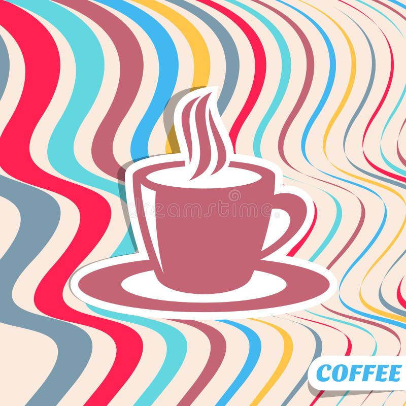 Coffee retro design stock vector. Illustration of decoration - 46829116