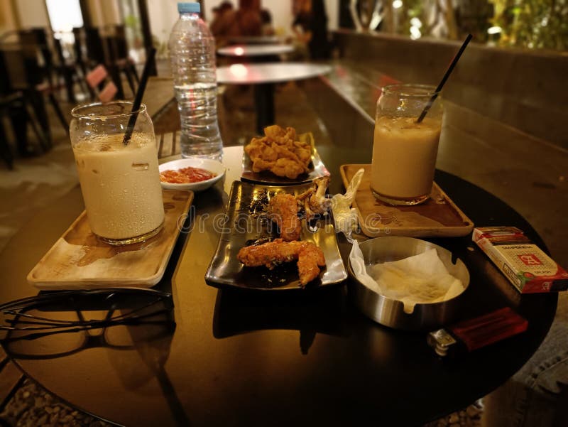 Coffee Rilex and Snack Feeling Good Editorial Image - Image of baking ...