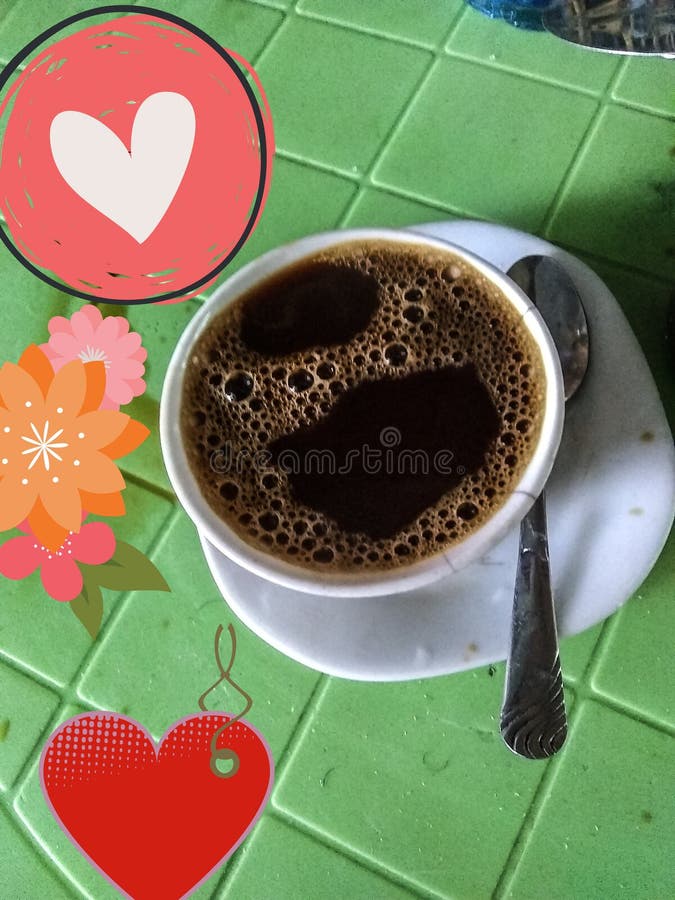 Coffee at the road stock image. Image of money, coffee - 183251201