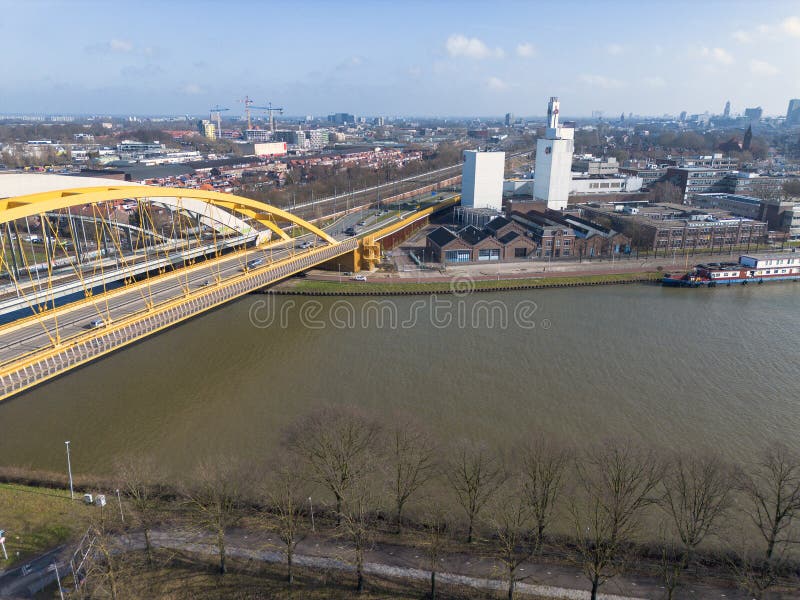 Coffee Roaster and Packer JDE Douwe Egberts in Urecht on the Keulsekade ...