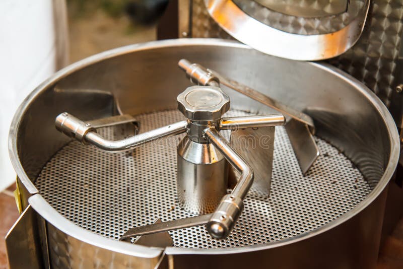 Coffee roaster stock photo. Image of agriculture, caffeine - 53598394