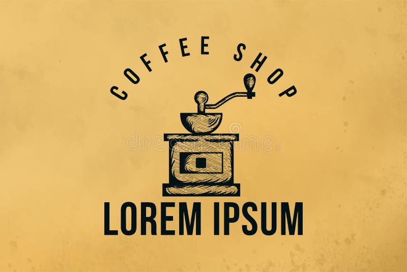 Coffee Roaster, Vintage Coffee Logo Stock Vector - Illustration of cafe ...