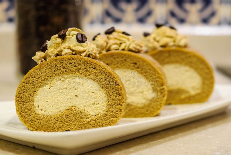 Coffee Roll stock photo. Image of cake, flavor, fresh - 46723922