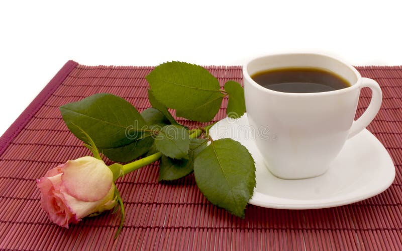 Coffee And Rose Picture. Image: 7900849