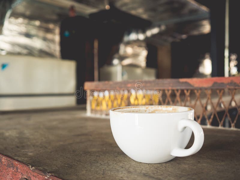 Coffee in rusty factory. stock photo. Image of building - 90297552