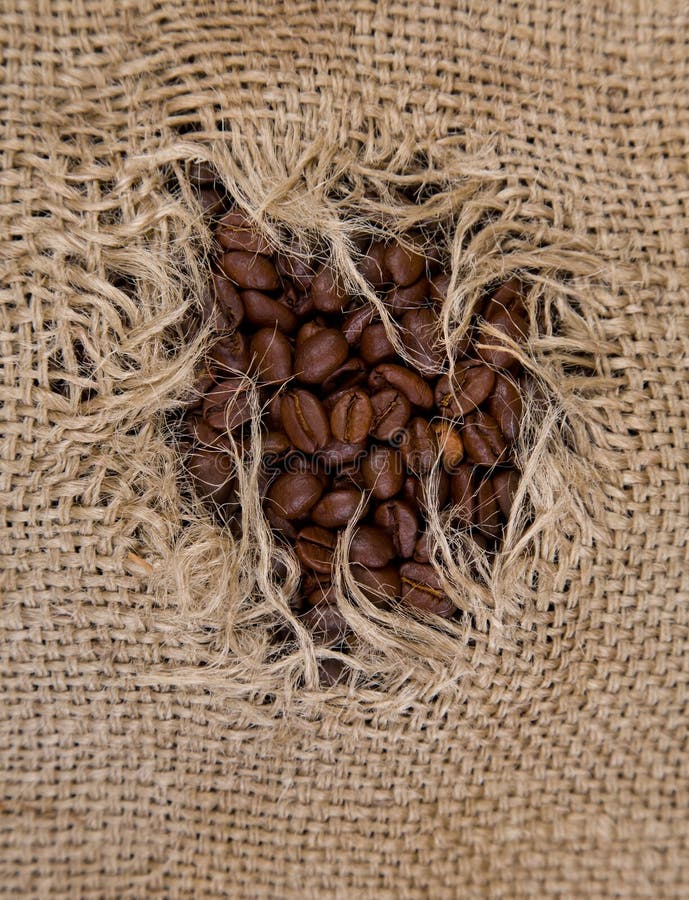 Coffee sack stock image. Image of fiber, canvas, full - 22043337