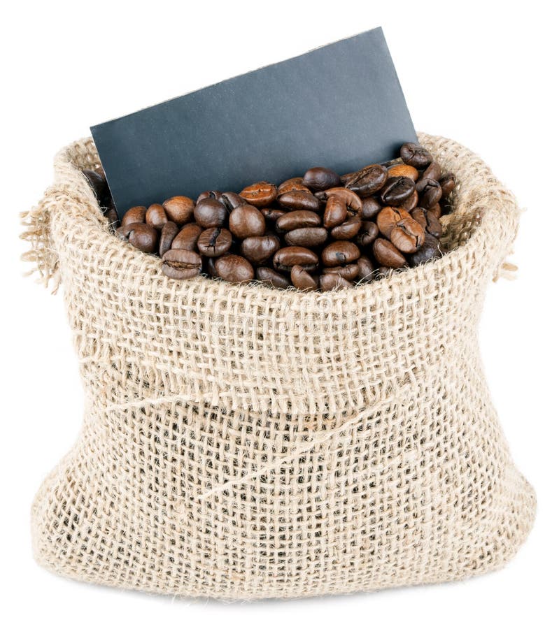 Coffee sack stock photo. Image of scented, food, canvas - 51161854