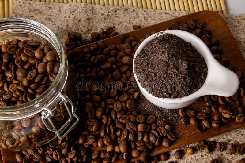 Coffee Scrub stock photo. Image of treatment, homemade - 80240068