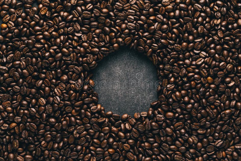 Coffee Seamless Background with Blank Space with Stone Texture Stock ...