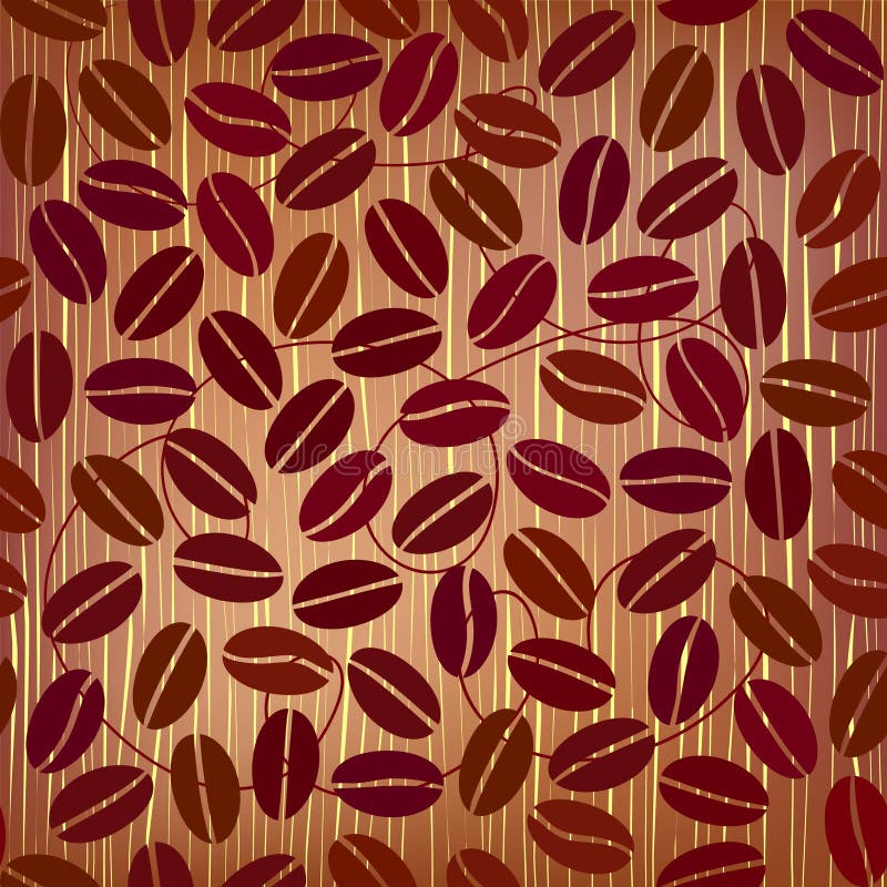 Coffee seamless pattern stock vector. Illustration of aroma - 13027898