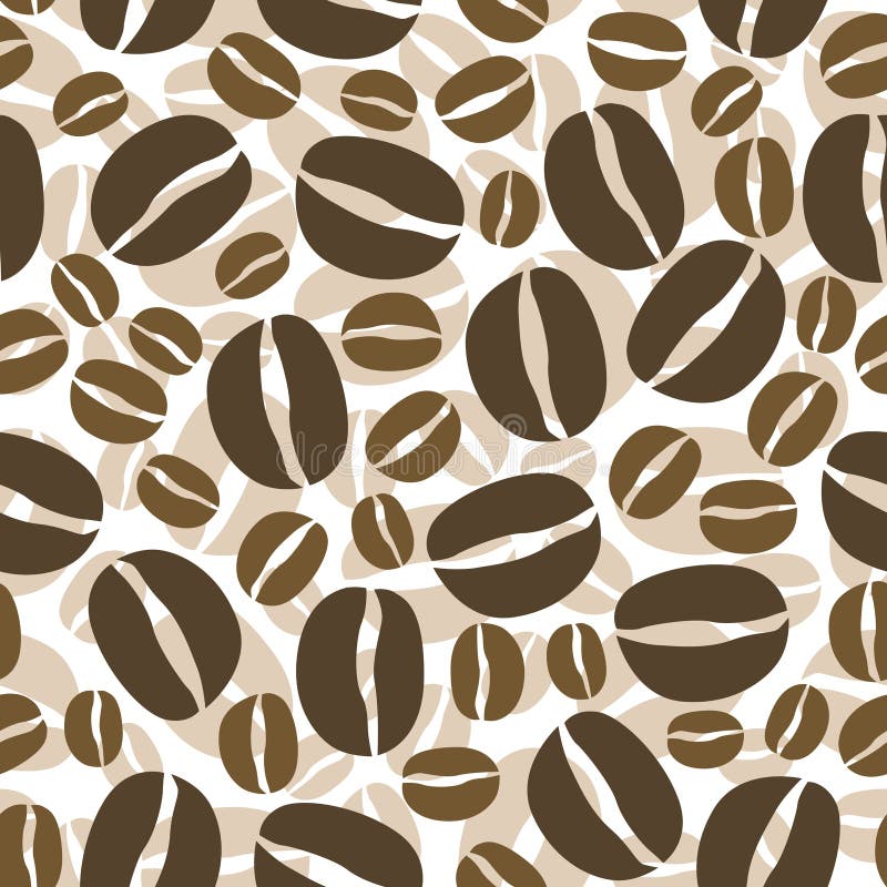 Coffee seamless pattern stock vector. Illustration of background - 39373065