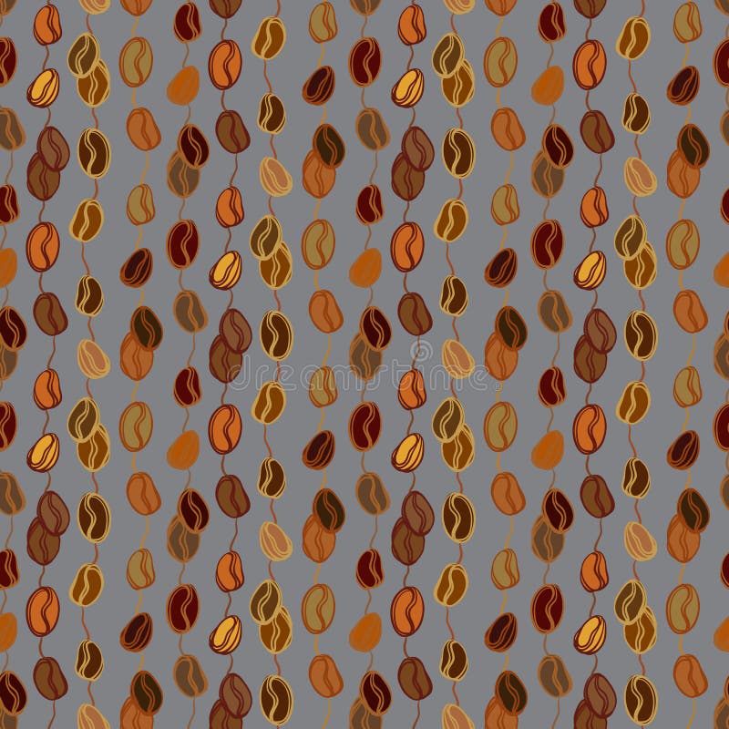 Coffee seamless pattern stock vector. Illustration of dark - 70770486