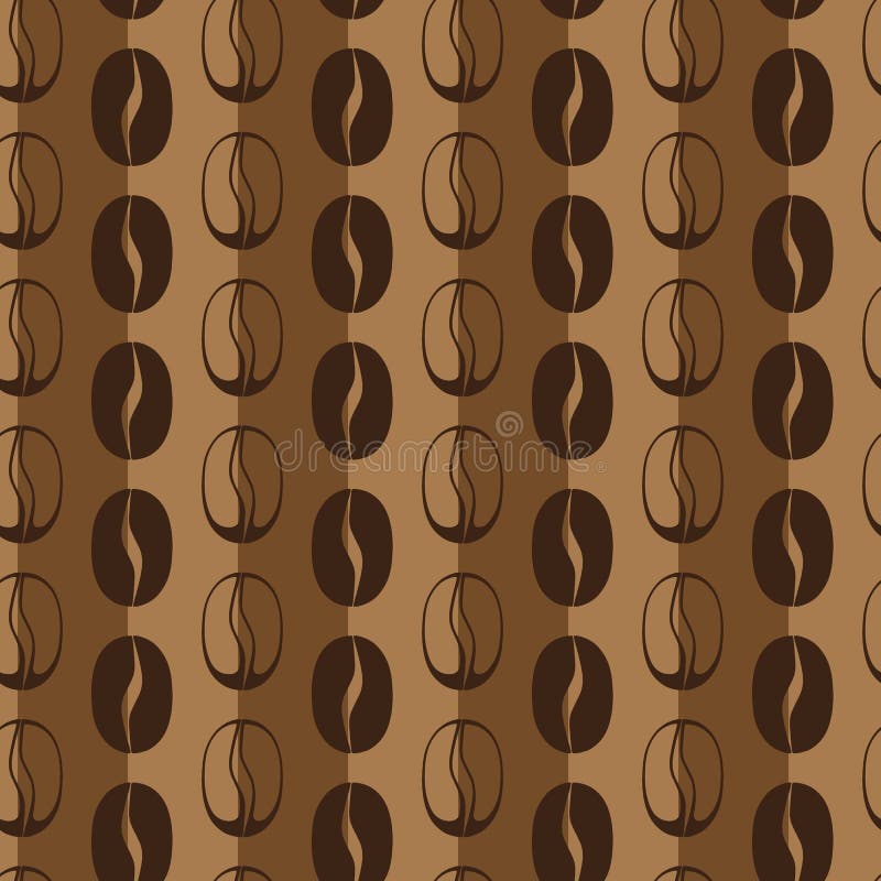 Coffee seamless pattern stock vector. Illustration of textile - 54038791
