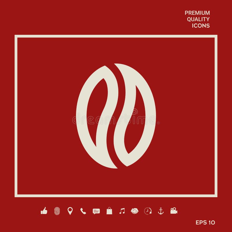 Coffee Seed - Logo. Graphic Elements for Your Design Stock Vector ...