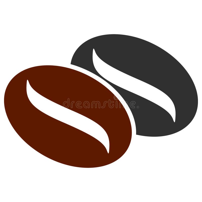 Coffee Seeds Vector Icon Flat Illustration Stock Vector - Illustration ...