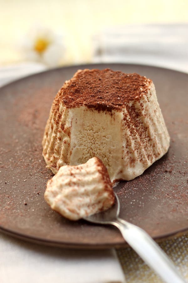 Coffee Semifreddo stock image. Image of cream, color - 20312105