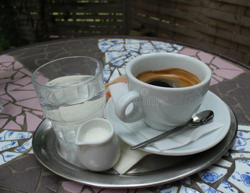 Coffee service stock photo. Image of water, drinks, service - 57231704