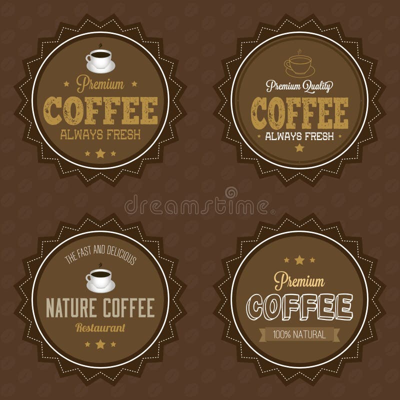Coffee stock vector. Illustration of decor, card, cafe - 61510541