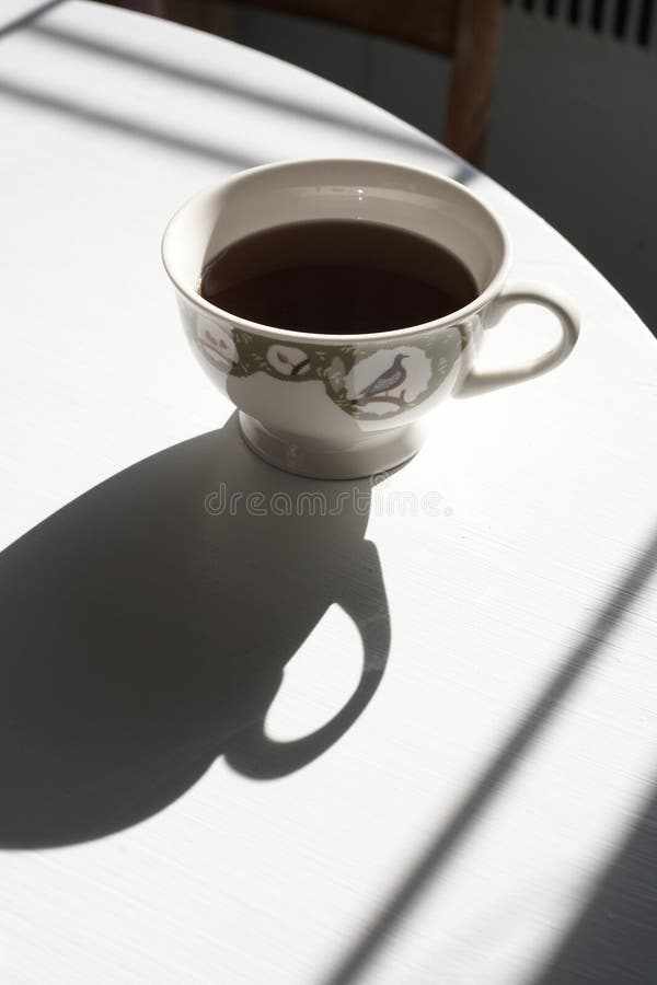 Coffee and shadow stock photo. Image of pause, cozy, handle - 18469188