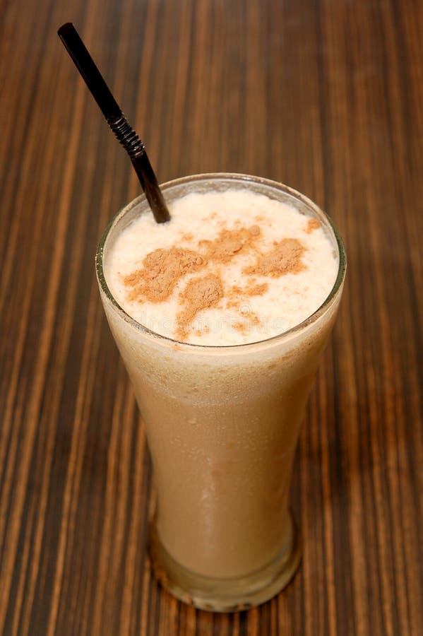 Coffee Shake Drink on Glass with Straw Stock Image - Image of caffeine ...