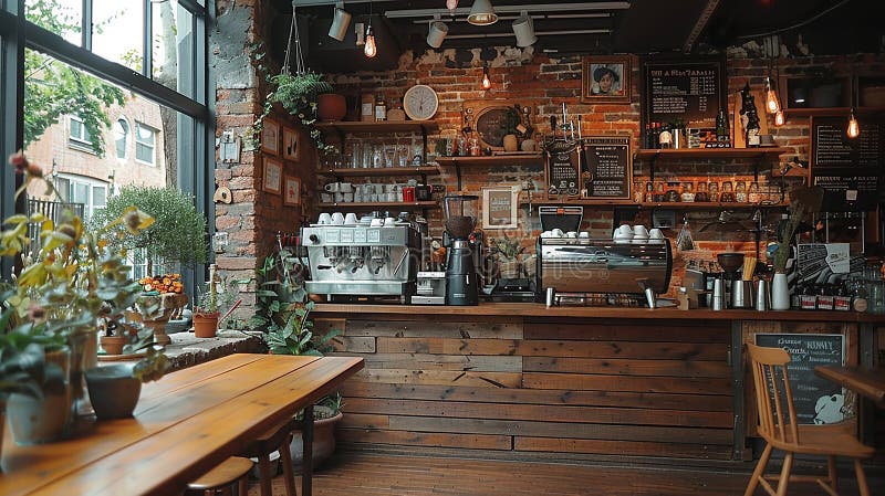 Cafe stock illustration. Illustration of brew, machine - 330267948