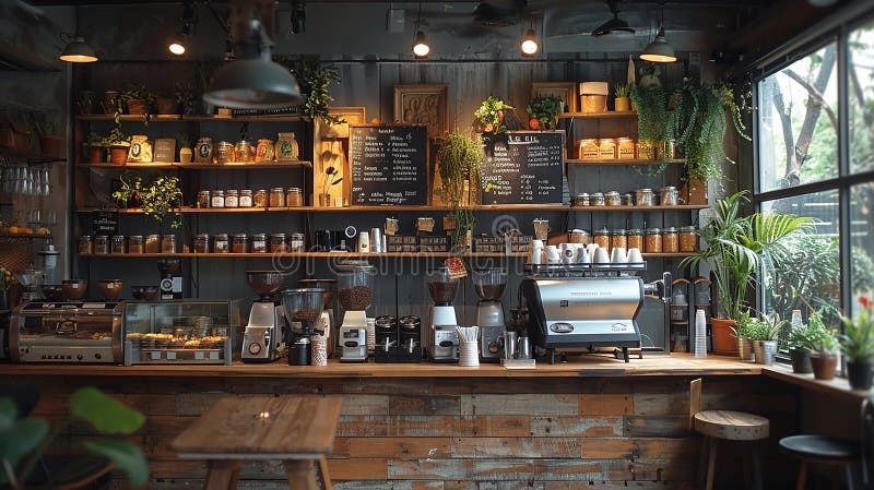 Cafe stock illustration. Illustration of cappuccino - 330270643