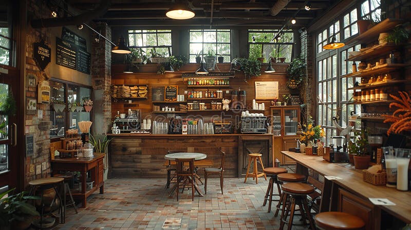 Cafe stock illustration. Illustration of artisan, machine - 330269829