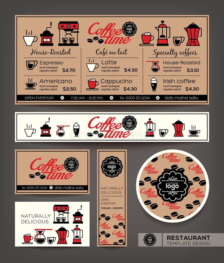 Menu Cafe Shop Stock Illustrations – 99,344 Menu Cafe Shop Stock ...
