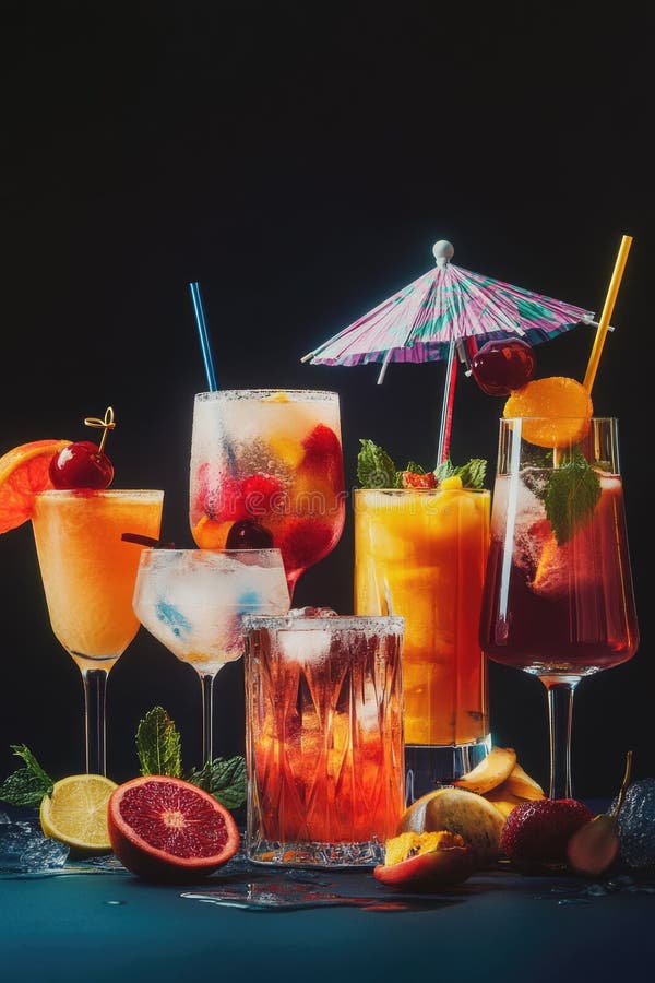 Coffee Shop Counter with Various Beverages Stock Image - Image of drink ...